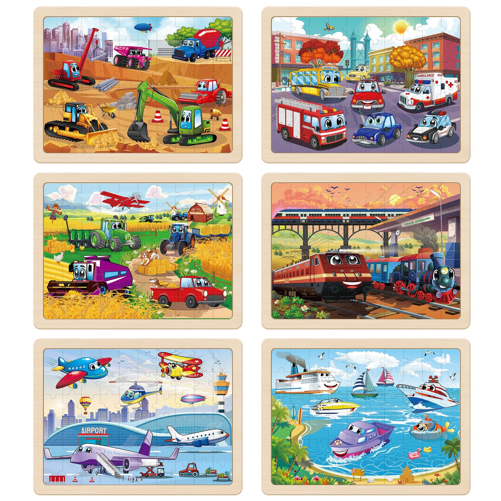 Transportation World Puzzle — Synarry
